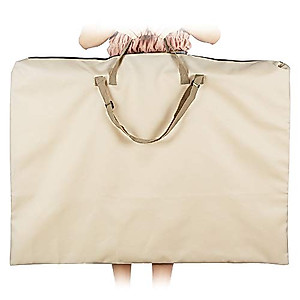 Large Size Art Portfolio Tote with Nylon Shoulder,24"X 36"Light Weight Waterproof Poster Board Storage Bag, Drawing Painting Sketch Bag for Student Art Work Portfolio and Artist