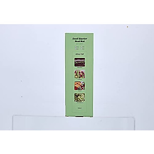 LUXBIRD 2 Pack Seedling Heating Mat for Seed Starting, 10”x 20.75” Durable Waterproof Warm Hydroponic Heating Pad for Indoor Plants Germination, IP67, MET Standard