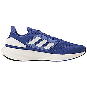 adidas Men's Pureboost 22 Running Shoe, Lucid Blue/White/Pulse Mint, 9