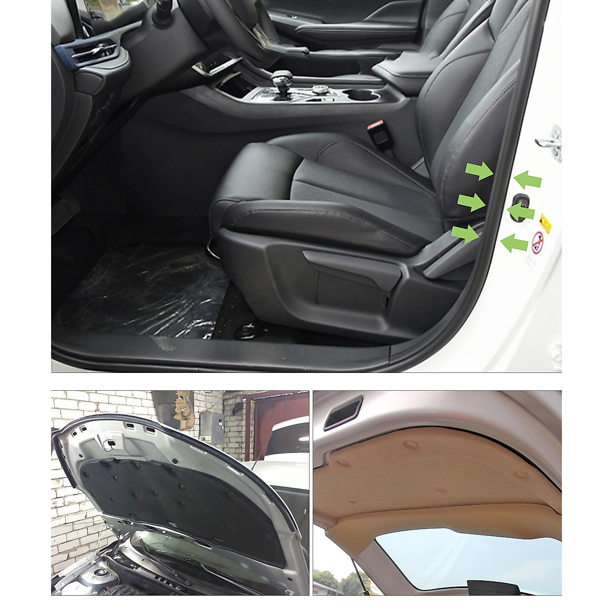 RACOONA 33 Feet Weather Stripping,Rubber Seal Strip,Car Accessories Self Adhesive 5-Hole Car Door Seal Strip,Automotive Weather Stripping,Universal Auto Weatherstrip,Fit for Cars,Trucks,RVs,Boats