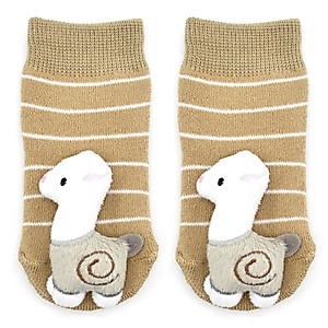 Piero Liventi Llama Boogie Toes Rattle Sock, 1 Pair (1-2Y) Rattles Foot Finder, Rattle Sock Baby Toddler Toy, Present Gift for Newborn Infant Babies Boy Girl Bebe