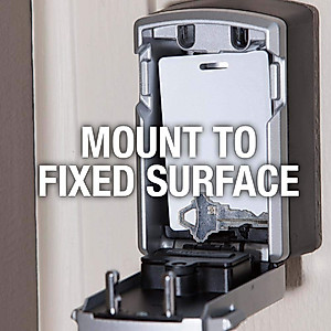 Master Lock Digital Lock Box for Keys with Code, Electronic Wall Mount Key Safe with Bluetooth Connection to iOS/Android App and Sharable Keypad Codes, 3-1/4 Inches Wide, ‎5441EC