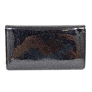 Liquorbrand Bonneville Glitter PVC with metal chevron logo Wallet