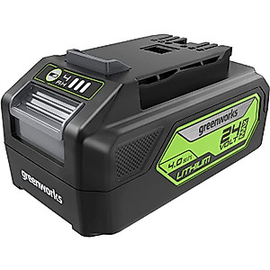 Greenworks 24V 6" TruBrushless™ Pruning Saw/Mini Chainsaw & 24V 4.0Ah Lithium-Ion Battery (Genuine Battery)