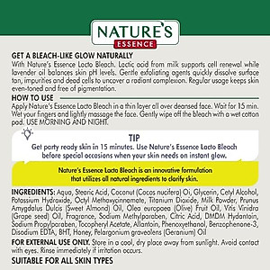 Nature's Essence Lacto Bleach, Natural Milk Bleach without Activator, 50ML