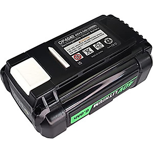 AN·GWEL 40V 6.0Ah Repalcement Battery Compatible with Ryobi 40-Volt Battery Power Tools OP4040 OP4026 OP4030 OP4050 OP4060A Ryobi 40V Repalcement Battery Pack