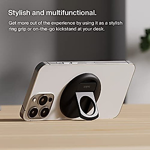 Belkin iPhone MagSafe Camera Mount for MacBook, iPhone Continuity Camera Mount, Turn iPhone to Webcam, Compatible with MacBook Pro, Air, iPhone 14, iPhone 13, iPhone 12, Black