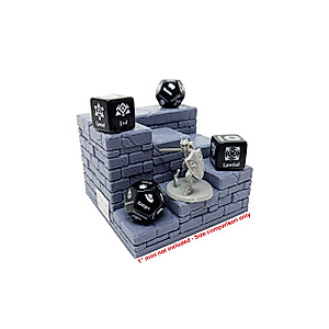 Citadel Black Character Randomizer Dice Set - Randomize Class, Race, & Alignment for Characters or NPCs, Made for Dungeons and Dragons 5th Edition & Other Tabletop Role-Playing Games