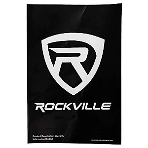 Rockville RVMIC3 Tripod Microphone Stand with Quick Release Hand Clutch & Boom, Black