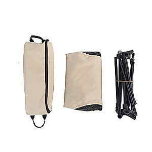 TRENTSNOOK Exquisite Camping Stool Ultra-Light Folding Seat Outdoor Picnic Camping Hiking Fishing Trip Portable Strong Burden Chair (Color : Light Blue)