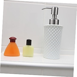 Housoutil 4 Pcs Sprinkler Foaming Hand Soap Dispenser Soap Dispenser Kitchen Foaming Soap Dispenser Soap Dispenser Pump Replacement Stainless Steel Emulsification Pump Travel Nozzle