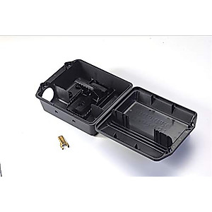 Tomcat Rodent Station, Includes 1 Rodent Station with 4 Bait Securing Rods and 1 Security Key - Fits Rat or Mouse Sized Traps (Baits & Traps Sold Separately) - Use Indoors or Outdoors