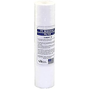 【Home Appliances Accessories】 10Pcs Replacement Water Sediment Filters (5 Micron) 10" Cartridges 【Replaceable】 (Color : 10pcs)