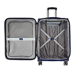 Samsonite Ascella 3.0 Softside Expandable Luggage with Spinners, Sapphire Blue, 2PC SET (Carry-on/Medium)