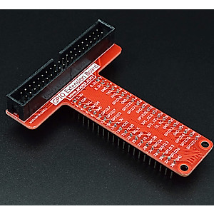 Adeept Raspberry Pi GPIO Breakout, T-Type GPIO Expansion Board +830 Points Solderless Breadboard+65pcs Jumper Cables +40pin Rainbow Ribbon Cable, Raspberry Pi GPIO Expansion Kit