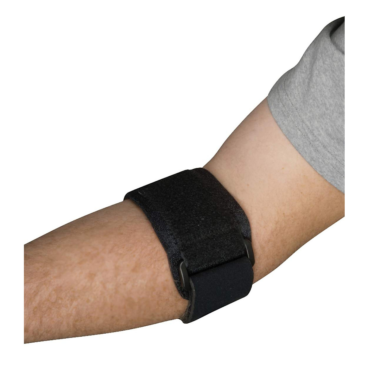 Blue Jay An Elite Healthcare Brand Universal Tennis | Elbow Brace for Tendonitis, Bursitis | Elbow Strap with Pain Relief | Compression Pad Men, Women (Black)