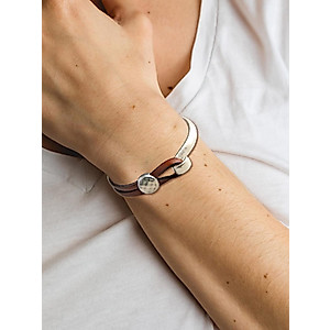 Long tiantian Mens Bracelet Bracelet Leather Cuff Bracelet Black Leather Wrap Bracelet Studded Boho Cuff Bracelets Handmade Splicing Bangle Bracelet Double Strand Leather Bracelet for Men