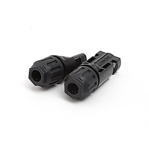 Nixesky 100PCS/50 Pairs Solar connectors Waterproof IP67 Solar Panel Connector Male/Female pv connectors(14-10AWG) with 2 Spanners (50)