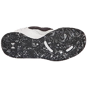 Under Armour Unisex Grade School Zone Basketball 2, (101) White/White/Black, 3.5, US