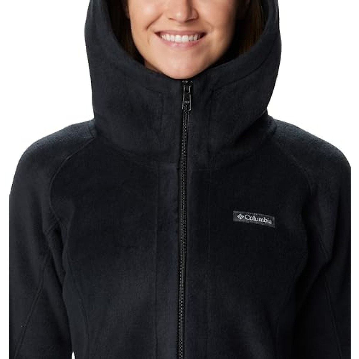 Columbia Women's Benton Springs II Long Hoodie, Black, X-Large