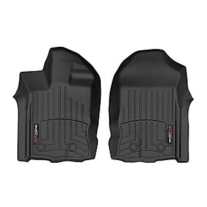 WeatherTech Custom Fit FloorLiners for Ford Ranger - 1st Row (4415181V), Black