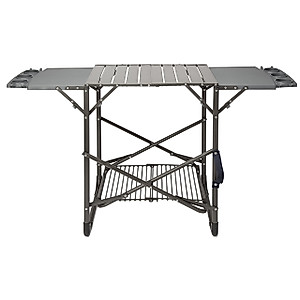 Cuisinart CGG-059A Grillster 8,000 BTU Portable Propane Tabletop Gas Grill and Cuisinart CFGS-222 Take Along Portable Grill Stand Bundle