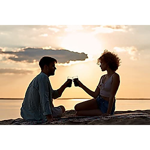 MMonDod 8 Pack Glass Cups with Lids and Straws,Iced Coffee Cup,Glass Beer Cups with Bamboo Lids and Straws,Can Shaped Glass Cups,Glass Soda Can Cup,16 oz Can Tumbler Glasses with Lid and Straw