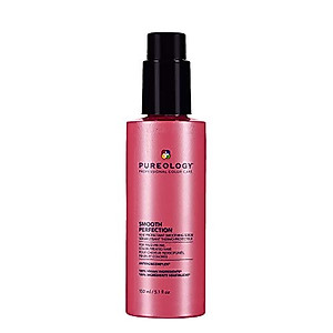 Pureology Smooth Perfection Smoothing Serum | For Normal to Thick, Frizzy Hair | Smooths Hair & Protects Against Heat Damage | Sulfate Free | Vegan | Updated Packaging | 5 Fl. Oz. |