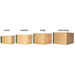 Large Moving Boxes Pack of 12 with Handles– 20" x20" x15" – Cheap Cheap Moving Boxes