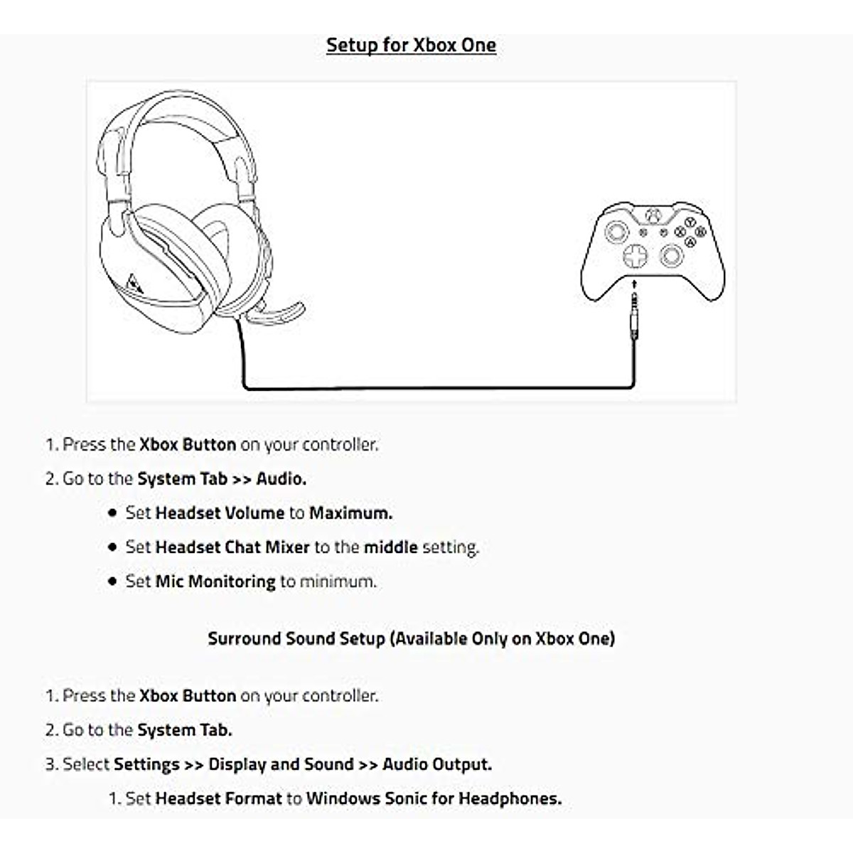 Turtle Beach Stealth 300 Amplified Surround Sound Gaming Headset for Xbox One - Xbox One (Wired)