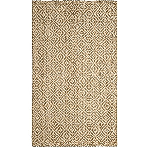 SAFAVIEH Natural Fiber Collection 10' x 14' Ivory NF261A Handmade Premium Jute Area Rug