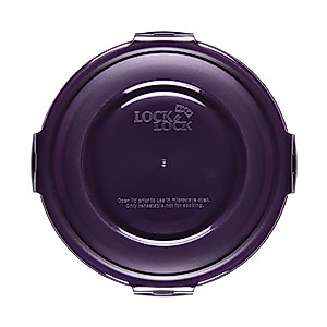 Lock & Lock ECO Food Storage Airtight Container Set with Lids, BPA Free, Round, 6 Piece, Assorted Colors