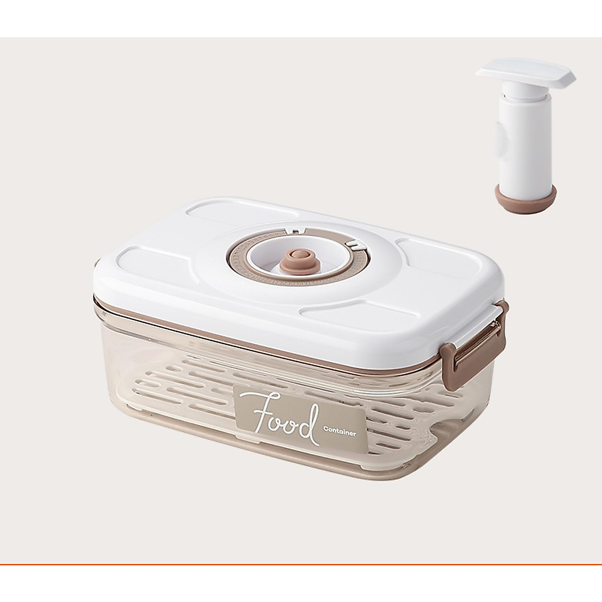 EsaSam Vacuum crisper electric suction sealed tank multigrain storage tank kitchen refrigerator drain food storage box