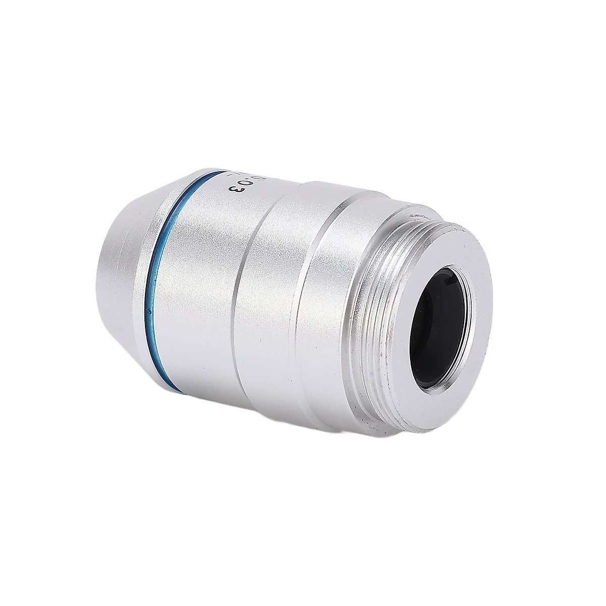 Hilitand Microscope Objective Lens,1X Biological Microscope Objective Lens, 195 Achromatic Objective Optical Glass Lens, Universal 20.2mm RMS Thread
