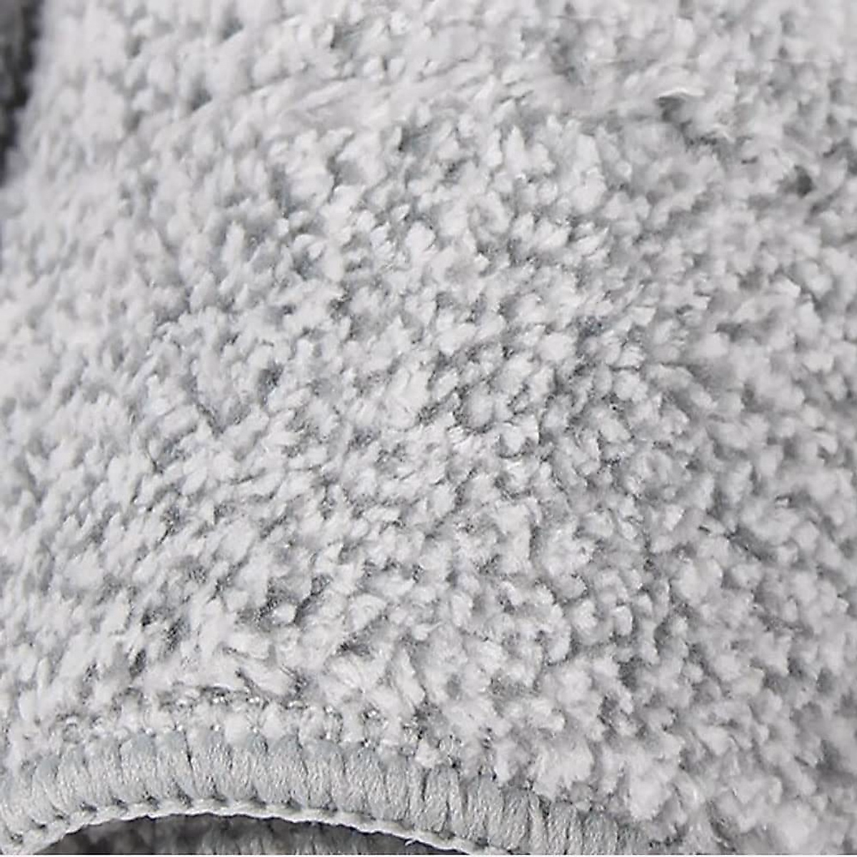 Heavy Duty Microfiber Floor Mop - Reusable Mop Head Kit, 6 Pack, 15 inch, Gray