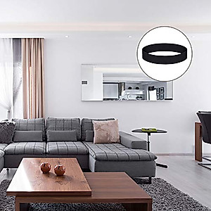 Outus Couch Sectional Connectors Sofa Couch Straps Sofa Rubber Band for Sliding Sofa, Black (8 Pieces)