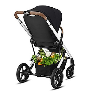 Cybex Balios S Lux Toddler and Baby Stroller with Reversible Seat, Unique One-Pull Harness, and Multiple Recline - Travel System Ready, with One Hand Fold, Deep Black