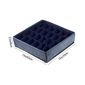 Didiseaon 2pcs Cabinet for Bra Clo Dividers Organizer Capacity Storage Bras Ties Multi-functional Large Compartments Holder Underwear Lingerie Clothes Folding Sock Drawer Supply Collapsible