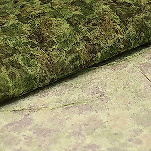 Expo International 54-Inch Camouflage Print Polyester Tulle Bolt Fabric Spool, 25-Yard, Green