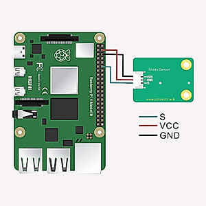 Pzsmocn Digital Shake Sensor, Spring Type Vibration Switch, Compatible with Raspberry Pi and Arduino Board. Suitable for Applications That are Sensitive to One-Way Manual Swing.