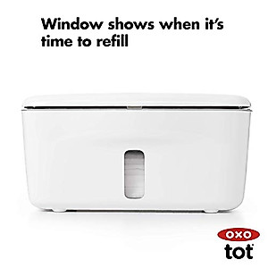 OXO Tot Perfect Pull Wipes Dispenser - Gray, 1 Count (Pack of 1)