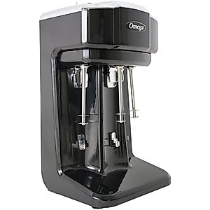 Omega Juicers M3000 Commercial Milkshake Maker Triple Spindle, 1/3 Horsepower, Black