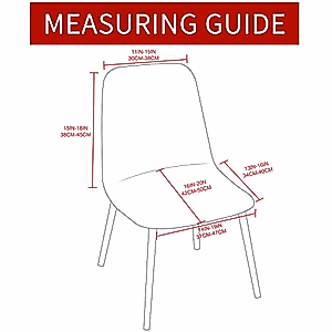 LIPOR Set of 4 Stretch Velvet Taupe Shell Chair Cover Mid Century Modern Dining Room Chair Slipcover Armless Accent Chair Cover Chair Protector Cover for Home Living Room Kitchen Office (Taupe, 4PCS)