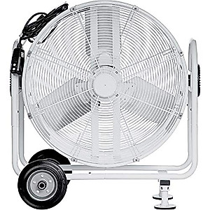 Global Industrial Outdoor Rated 24" Mobile Tilt Drum Blower Fan, 5800 CFM, 1/4 HP