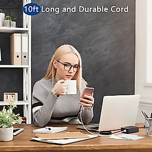 Surface Pro Charger 65W Fit for Microsoft Surface Pro 3/4/5/6/7/8/X, Surface Book Laptop/Tablet, fit Model 1706 1800 1625 Power Supply, Work with 65W-44W-36W-24W