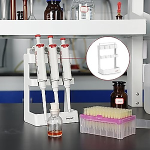 stonylab Pipette Stand, Lab Universal Pipette Holder Pipet Stand Rack for General Pipette Models