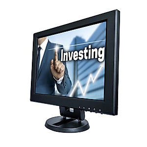 iChawk 12.1" inch Screen Monitor 800x600 4:3 Positive Screen HDMI-in USB VGA Plastic Outer Case Portable Four-Wire Resistive Touch LCD Screen Monitor for PC Display, Industrial Equipment W121PT-591R