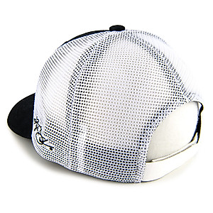 Checkered Flag Sports Kyle Busch Big Number 8 White Mesh Hat Black/White