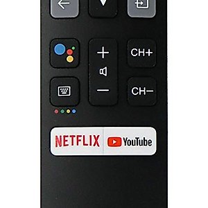 OEM Replacement Remote Control for TCL TV RC802V FNR1 with Netflix YouTube Hot Keys 32S6500A 65P8S 65P8 55P8S 55P8 55EP680