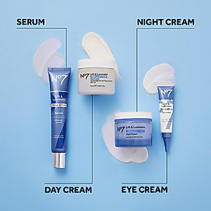 No7 Lift & Luminate Triple Action Day Cream - Anti-Aging Face Cream SPF 30, Hyaluronic Acid & Vitamin C - Visibly Firms Skin for Healthy Looking Radiance - Suitable for Sensitive Skin (1.69 Fl Oz)